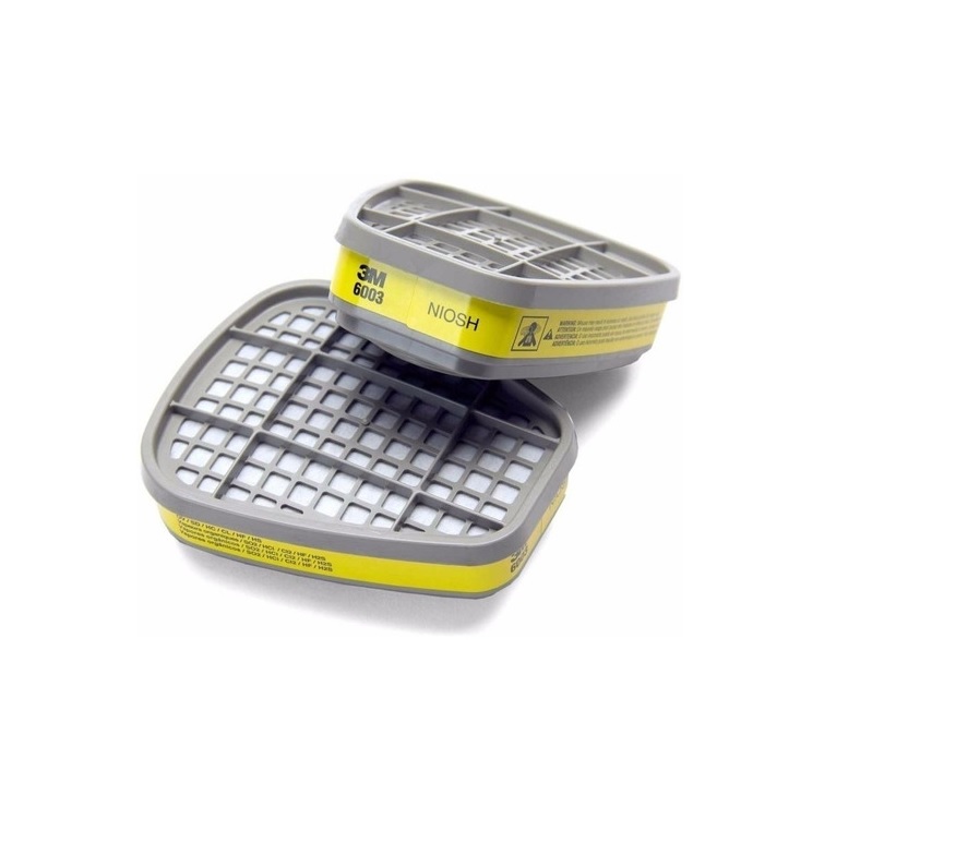 Cartucho para Vapores Orgánicos y Gases Ácidos 3M™ 6003, Amarillo – ANANIS